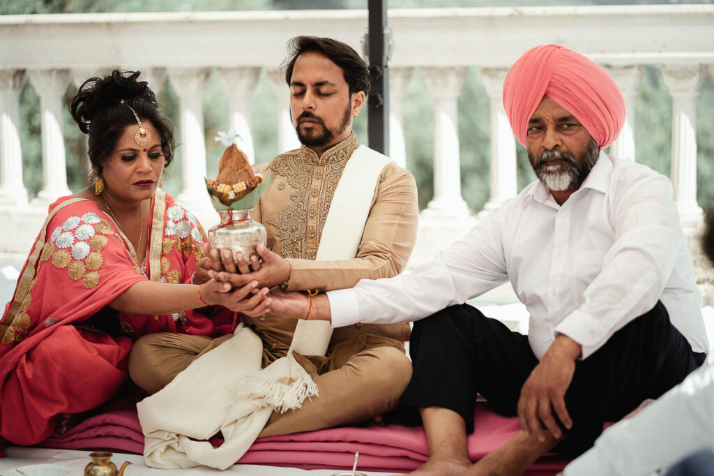 Joyful seaside Indian wedding in Italy